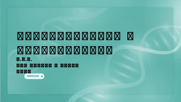 PRESENTACIÓN MEDICINA ADN | Genially