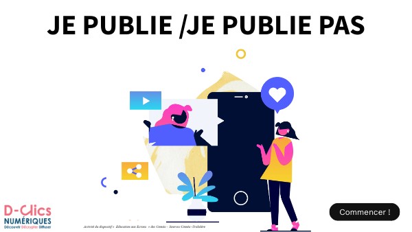 Je publie, je publie pas | Genially