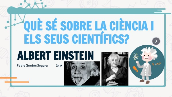 Presentació d'Albert Einstein | Genially
