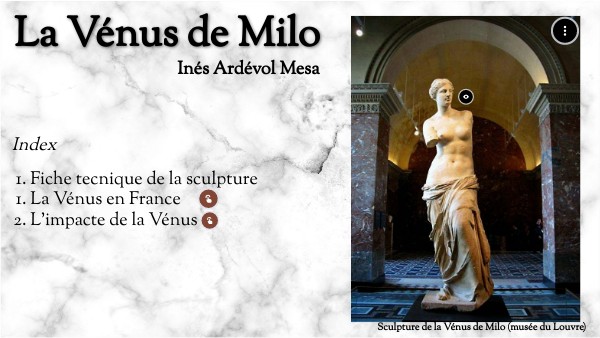 La Vénus de Milo | Genially