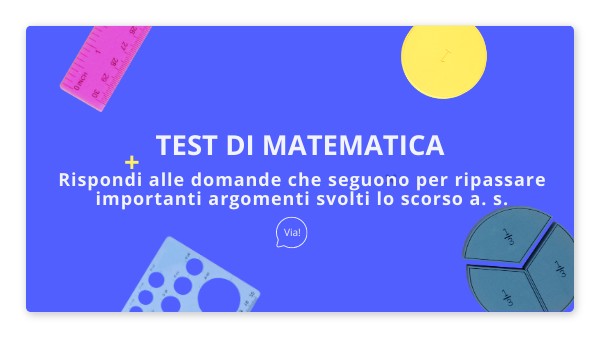 Test d'ingresso di matematica