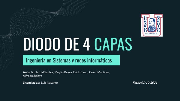 Diodo de 4 capas | Genially