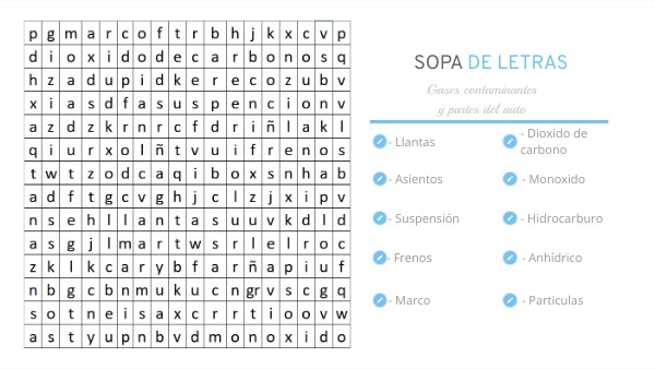 sopa de letras | Genially