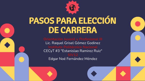 PASOS PARA ELECCIÓN DE | Genially