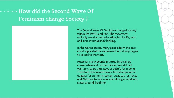 Copy - 2 slides on Feminism Waves | Genially