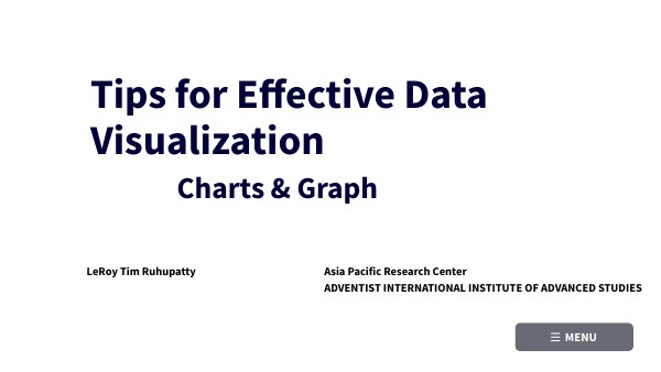 Effective Data Visualization