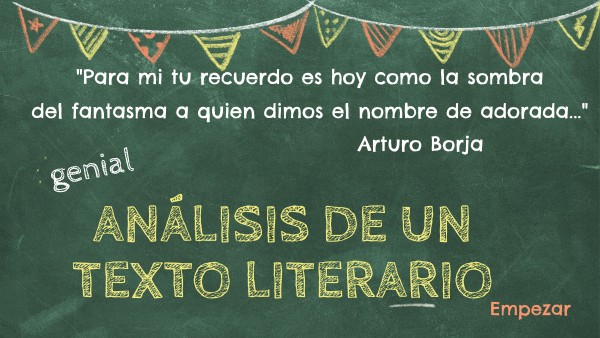 PASOS PARA REALIZAR EL ANÁLISIS LITERARIO | Genially