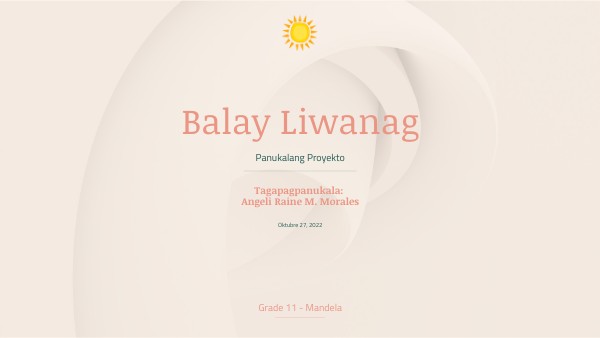 Filipino Course SW/Practical | Genially
