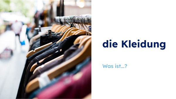 die Kleidung | Genially