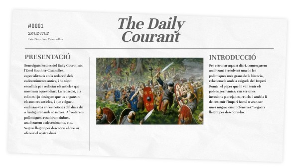 THE DAILY COURANT | Genially