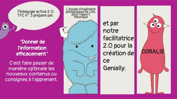 TPC donner de l'information efficacement | Genially