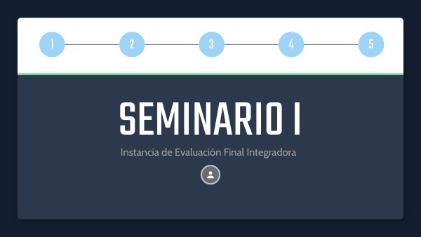 Seminario I | Genially