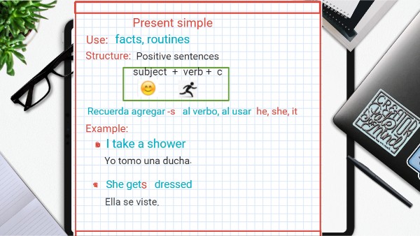Present simple for routines | Genially