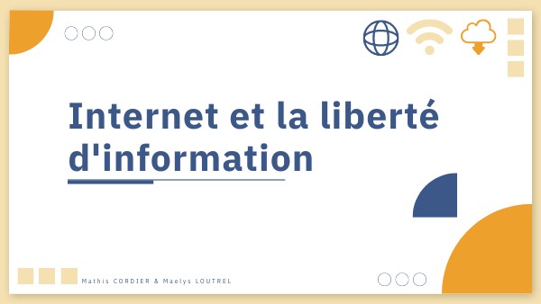 Internet et la liberté d'information | Genially