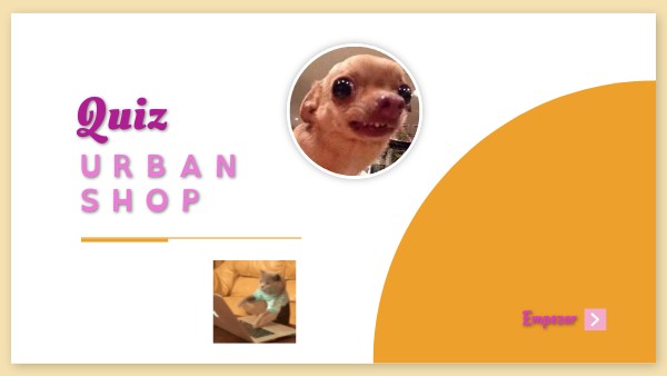 QUIZ URBAN SHOP | Genially