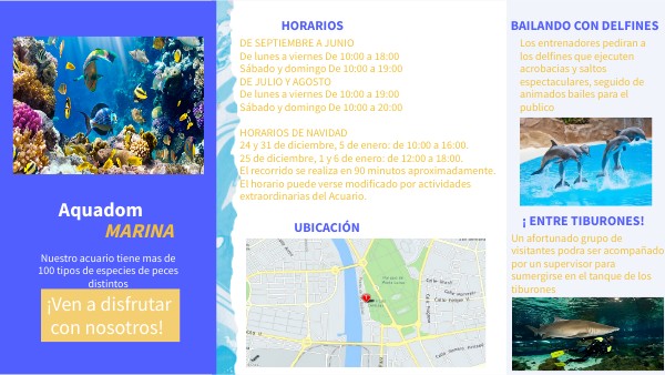 FOLLETO ACUARIO | Genially