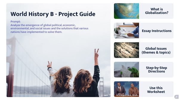 23/24 World History B Project Guide | Genially