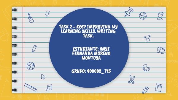 Task 2 - Keep improving my learning skills. Writing Task. | Genially