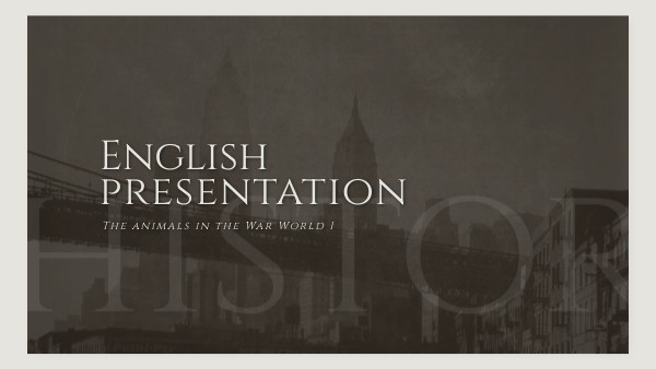ENGLISH PRESENTATION II