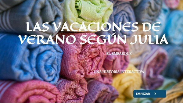 Vacaciones de verano Julia - embarque | Genially