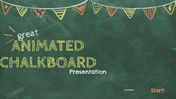 ANIMATED CHALKBOARD PRESENTATION | Genially