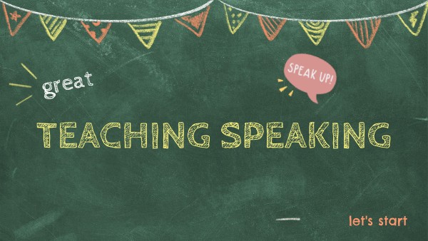 teaching speaking | Genially