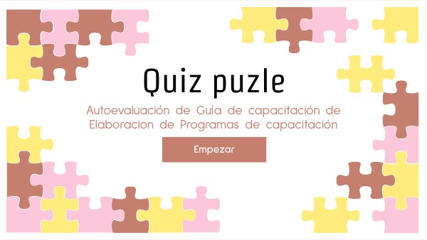 Elaboración de programas de capacitación | Genially