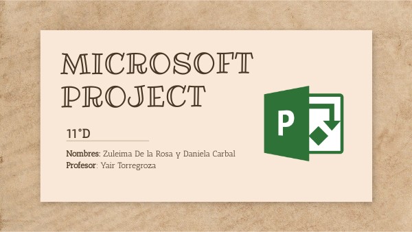 MICROSOFT PROJECT