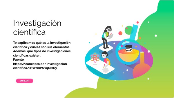 LACI-III Investigación científica | Genially