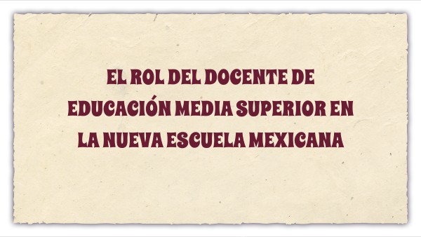 NEM-Rol docente DRsPD | Genially