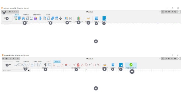 Area de trabajo fusion 360 | Genially