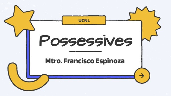 Possessives | Genially