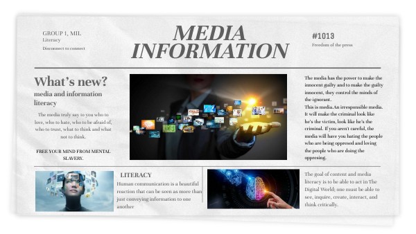 NEWSPAPER PRESENTATION | Genially
