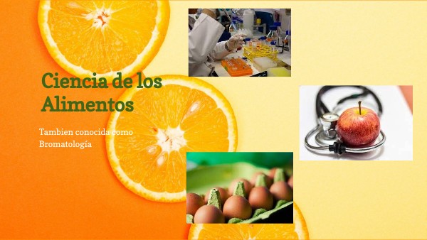 Cartilla Principios basicos de la Ciencia de los Alimentos | Genially