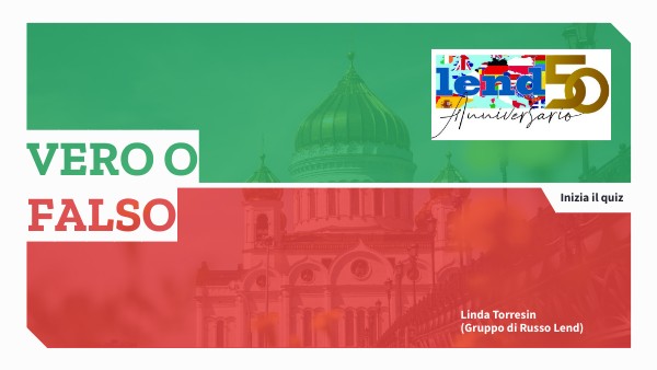 RUSSO - Vero o falso | Genially