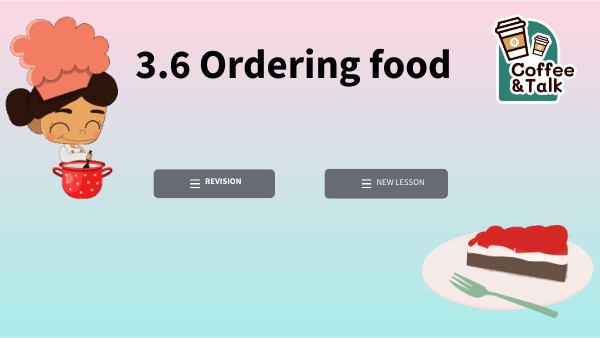 ordering food | Genially