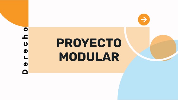 Proyecto modular | Genially