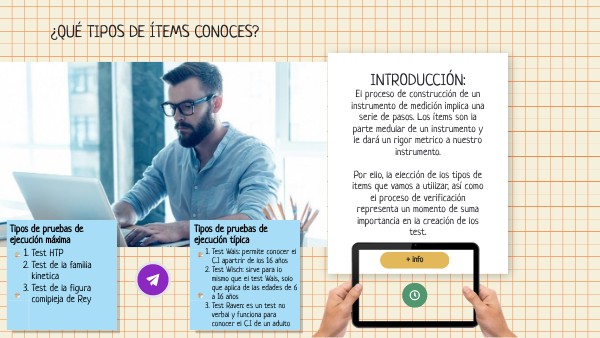 ¿qué tipos de ítems conoces? | Genially