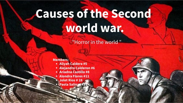 Causes of the second world war. | Genially