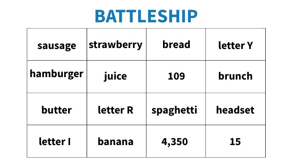 FOOD BATTLESHIP