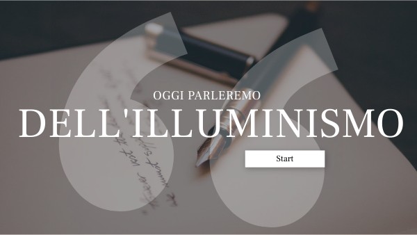 presentazione illuminismo storia | Genially
