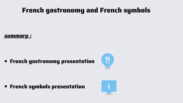 COOKING RECIPE PRESENTATION