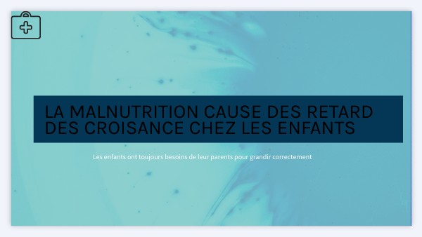 Malnutrition retrad de croissance Biologie