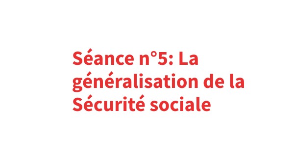 TD 5 Sécurité Sociale | Genially