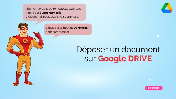 Déposer un document sur Google Drive | Genially