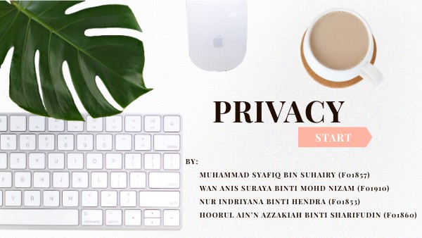 PRIVACY | Genially