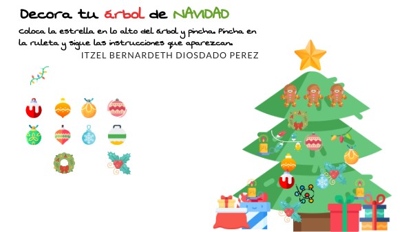 Decora tu árbol de navidad interactivo