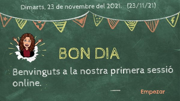 Dimarts 23/11 | Genially