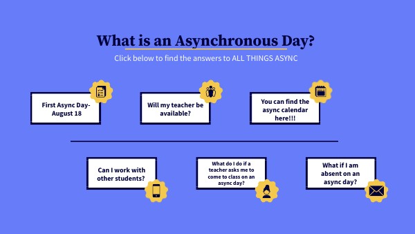 What is an asynchronous day? | Genially