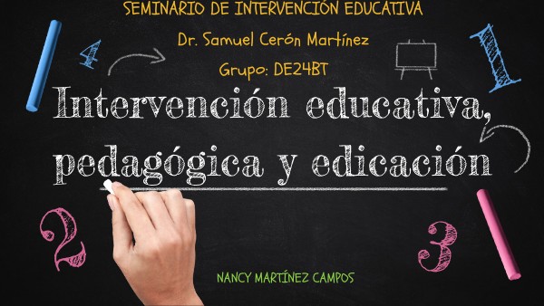Intervención educativa | Genially